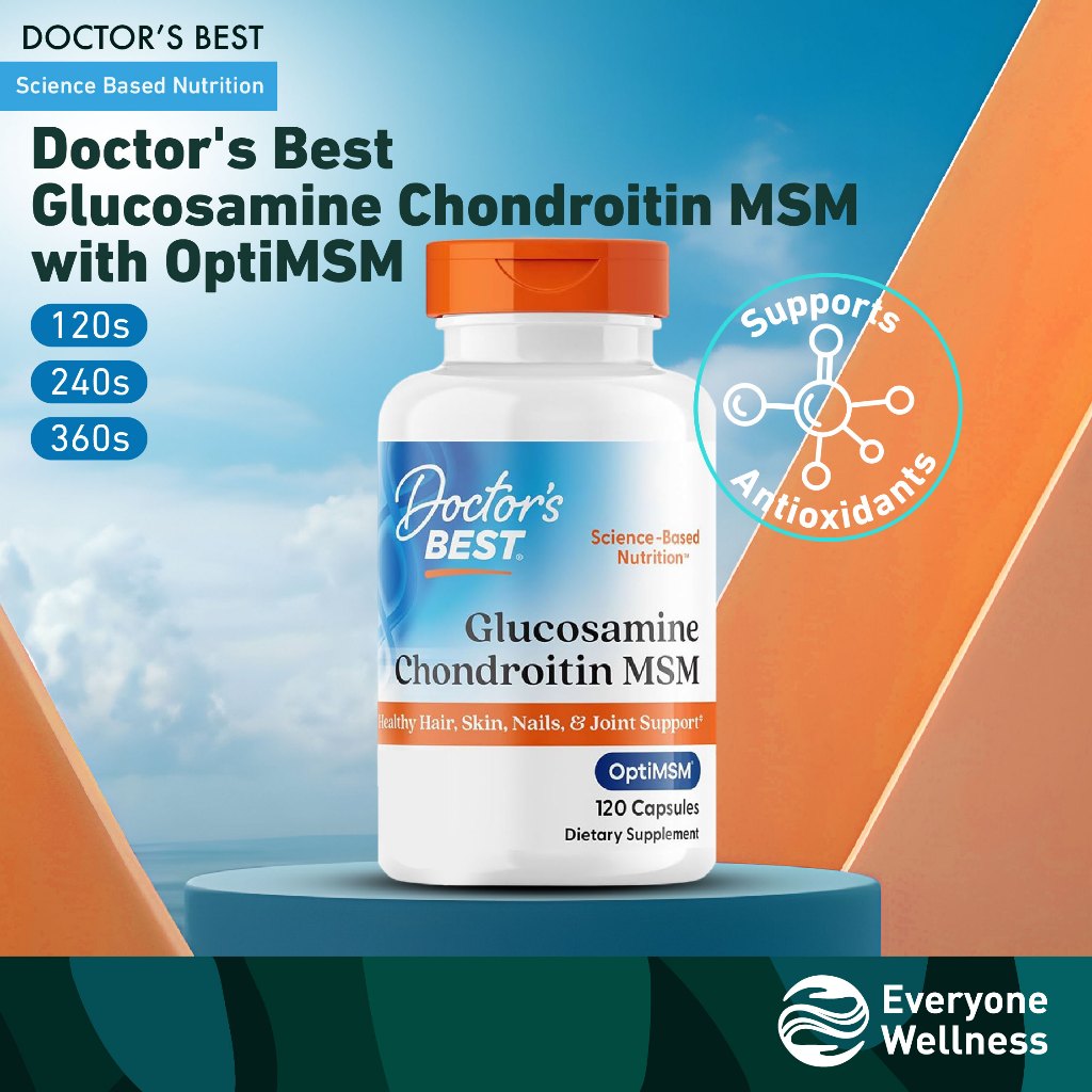 [Local Delivery] Doctor's Best, Glucosamine Chondroitin MSM with ...