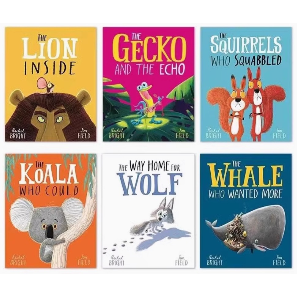Rachel Bright Collection , The Lion Inside , The way home for wolf, the ...