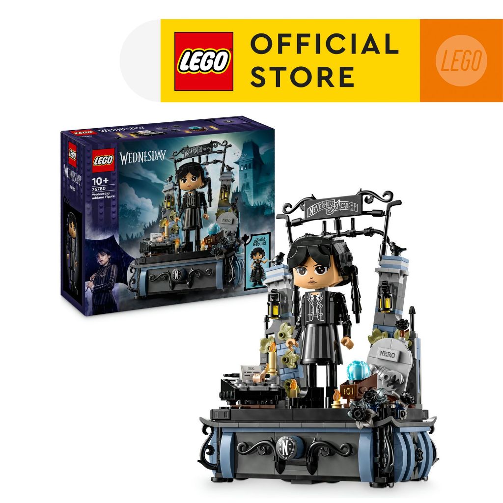 LEGO Wednesday 76780 Wednesday Addams Figure (702 Pieces) | Shopee ...