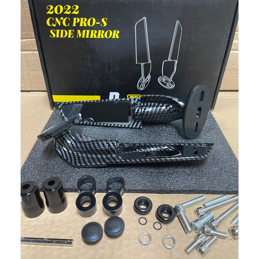 PROTAPER PRO-S FAIRING SIDE MIRROR (UNIVERSAL) WINGLET REAR VIEW MIRROR ...