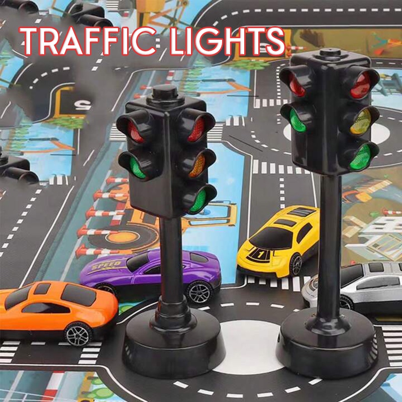 🌟 SG LOCAL STOCK 🌟 Traffic Light Signs Road with Sound LED Kids Toys ...