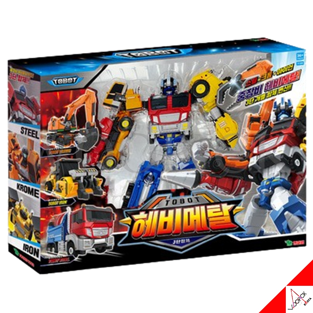 TOBOT 2025 HEAVYMETAL 3-Car Combine Transformer Robot Figure Heavy ...