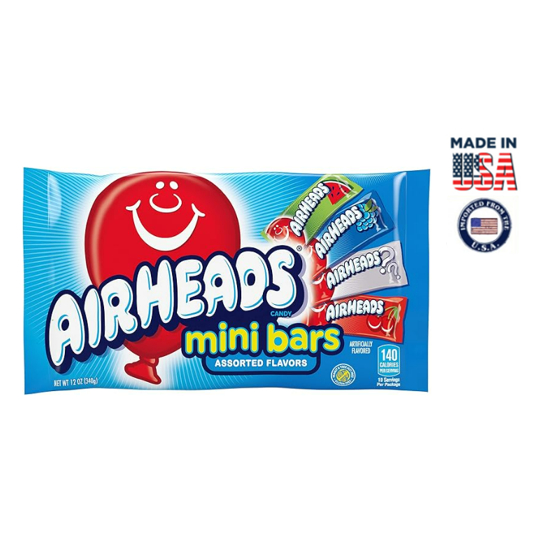 Airheads Mini Candy, Assorted 30 mini bar, 340g # Party # Goodie bag ...