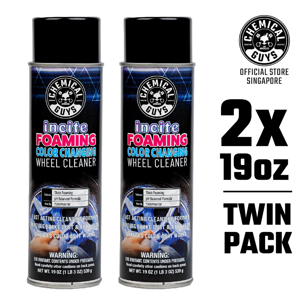Chemical Guys Incite Color Changing Wheel Cleaner (Twin Pack) | Shopee ...