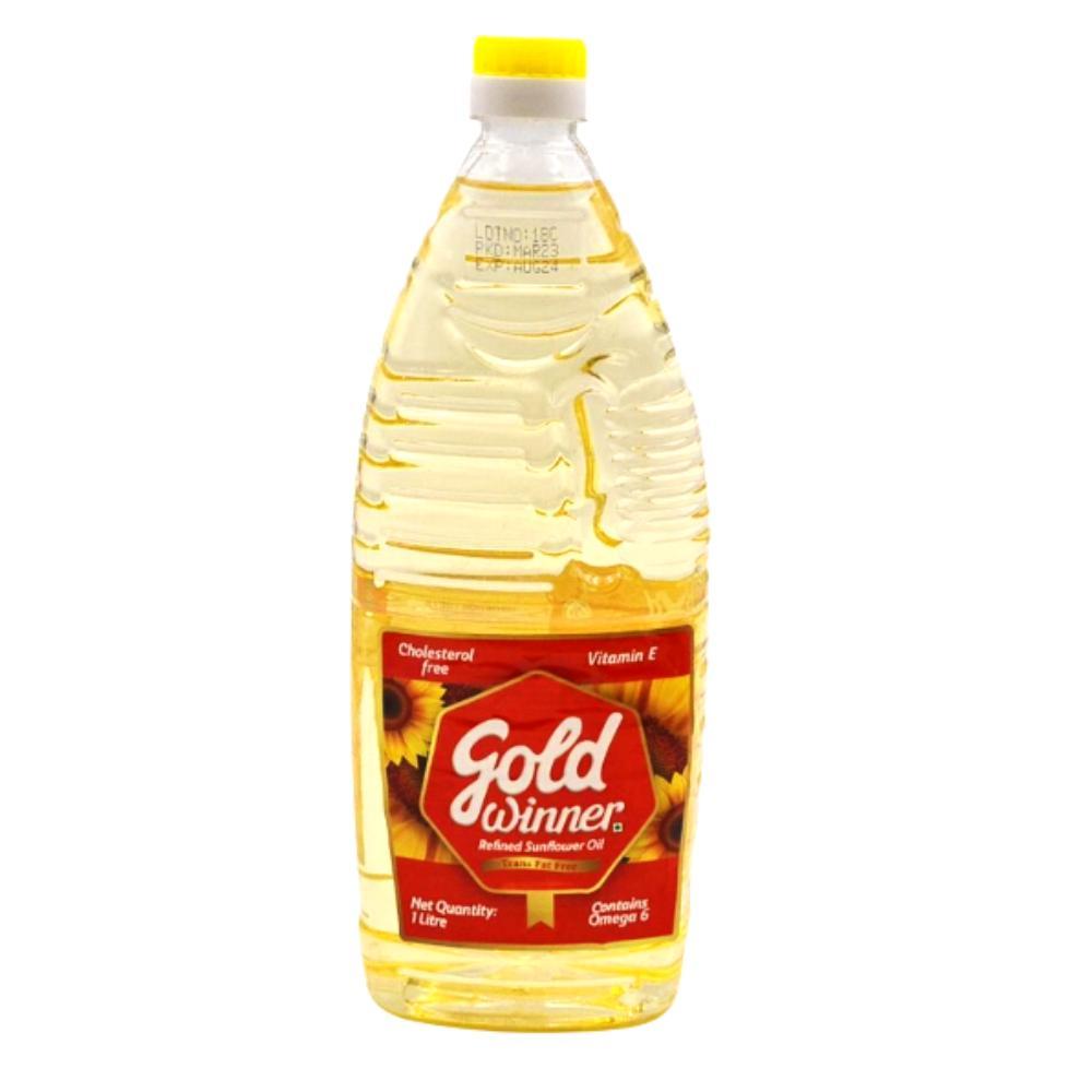 GOLD WINNER Refined Sunflower Oil | 1L | Shopee Singapore