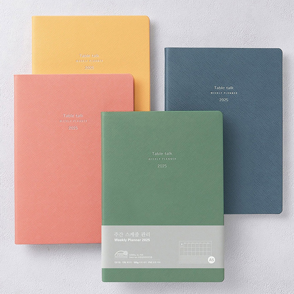 KOREA ATN 2025 WEEKLY A5 PLANNER Diary Monthly Weekly Daily Planner ...