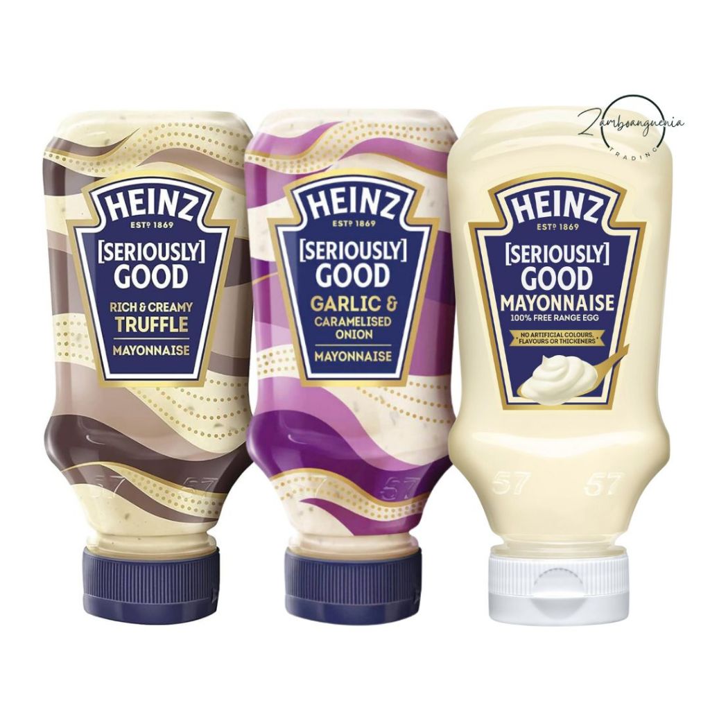 HEINZ Seriously Good Mayonnaise (Original | Garlic and Caramelized ...