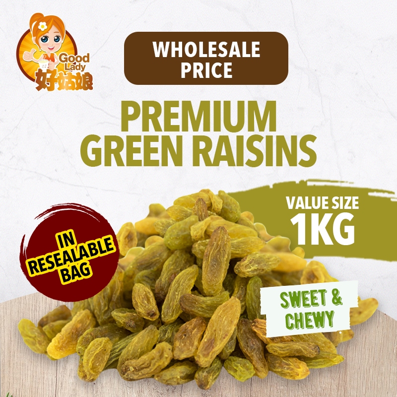 Premium Green Raisin - 1kg | Shopee Singapore
