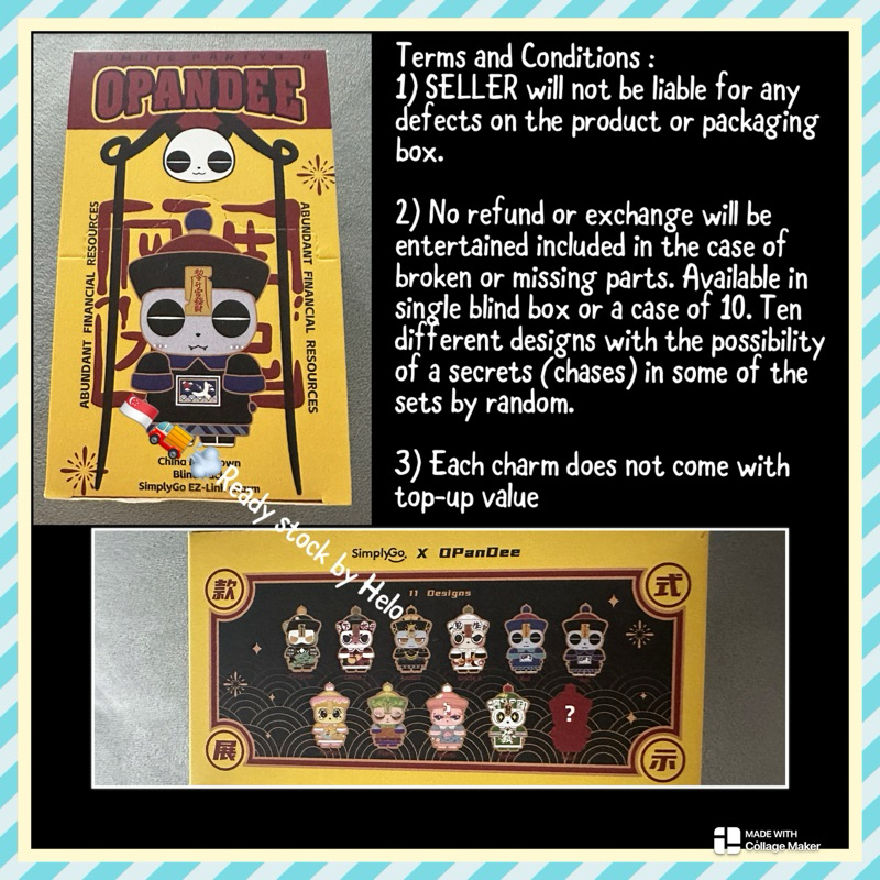 (🇸🇬🚚💨Authentic Collectible Exp2031) 僵尸派对The opandee china moe town ...