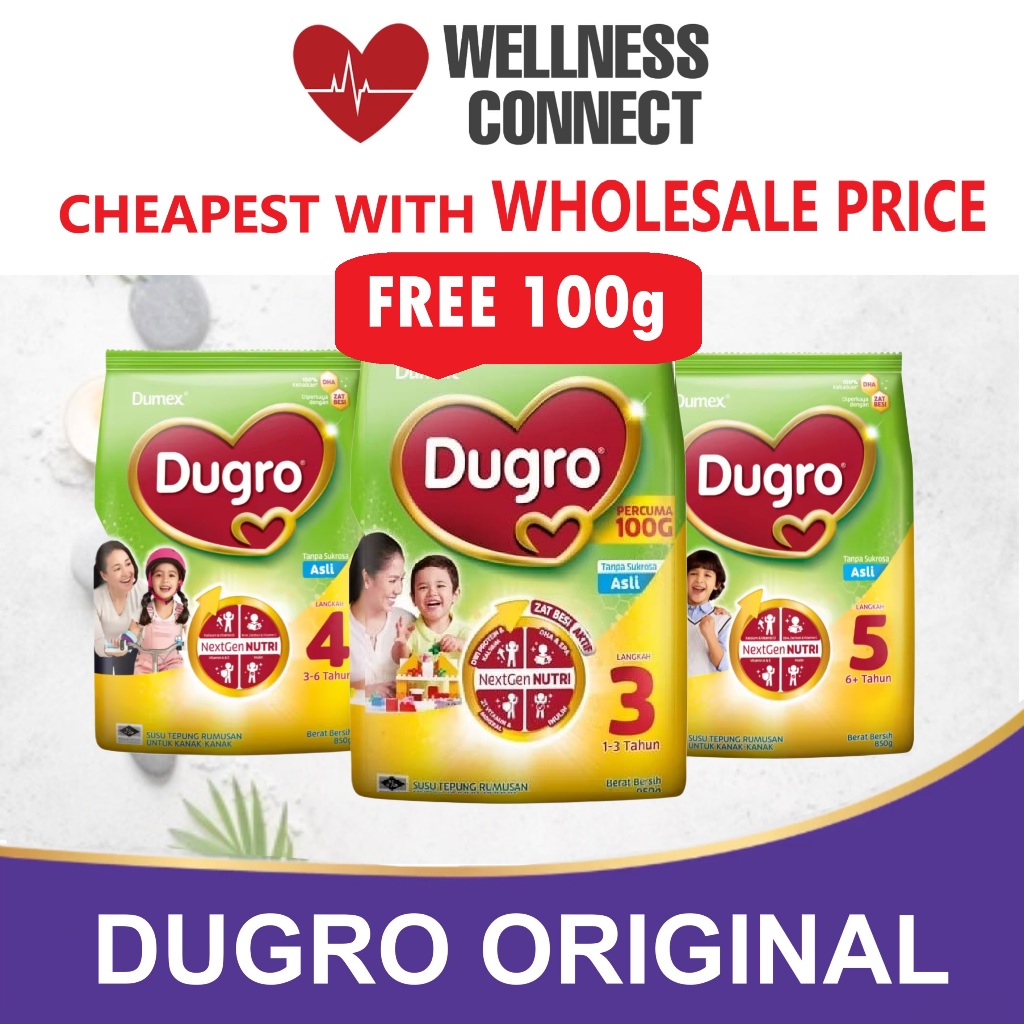 [Cheapest] DUGRO ORIGINAL STAGE 3/4 & 5 - 950g/ 850g | Shopee Singapore