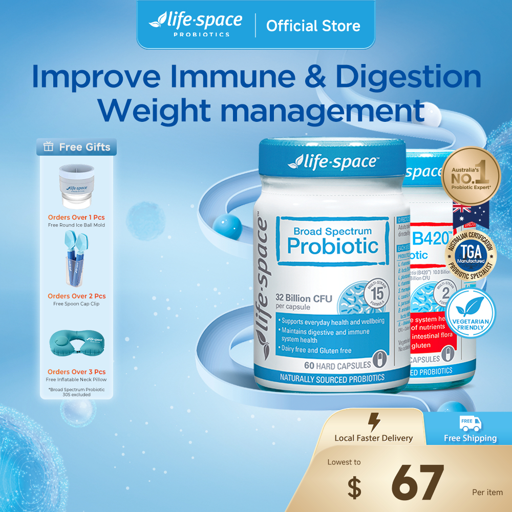 [Bundle of 2] Slimming Set Bundle Of 2 Life Space Probiotics B420 ...