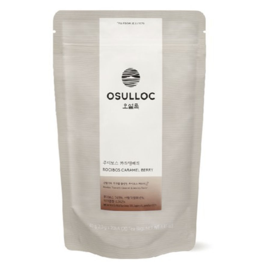 OSulloc Rooibos Caramel Berry Pyramid Tea Bag Tea 2.5g x 20ea 1EA ...