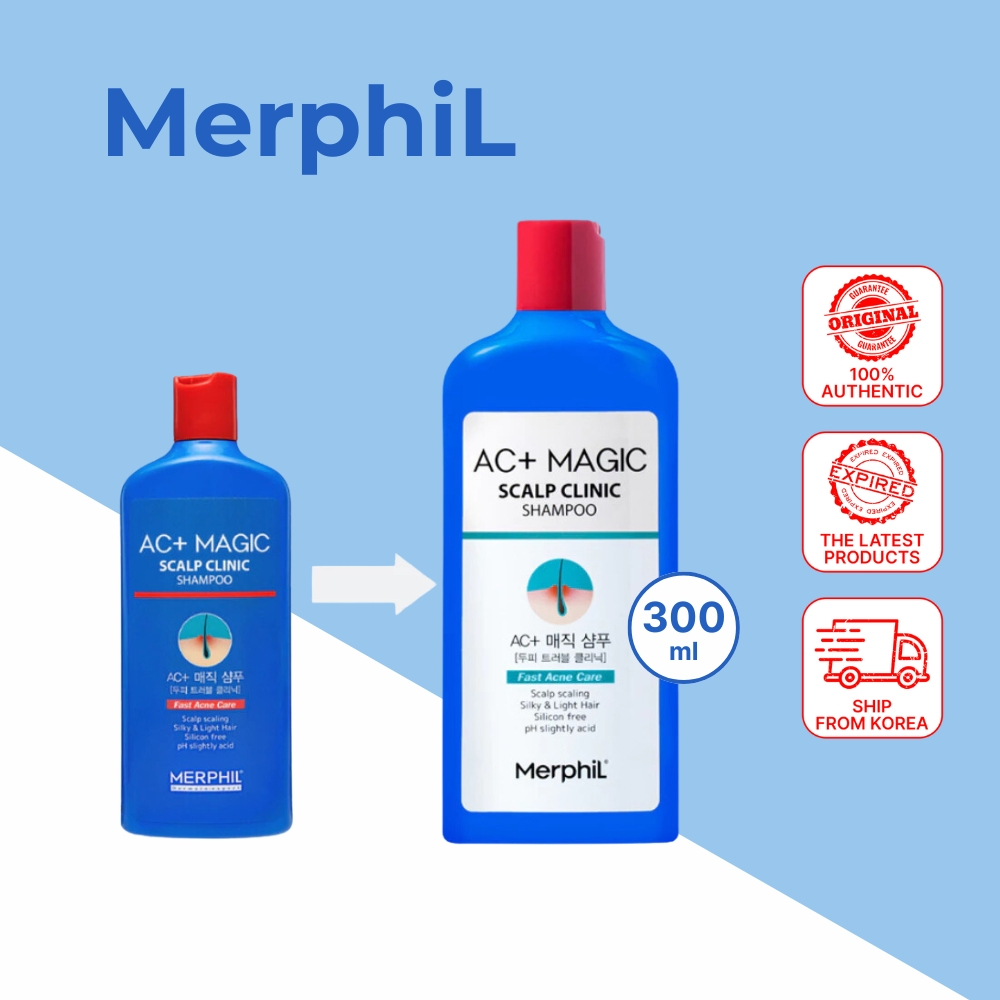 Merphil Salicylic Acid Shampoo 300ml - Scalp Care for Anti-Dandruff ...