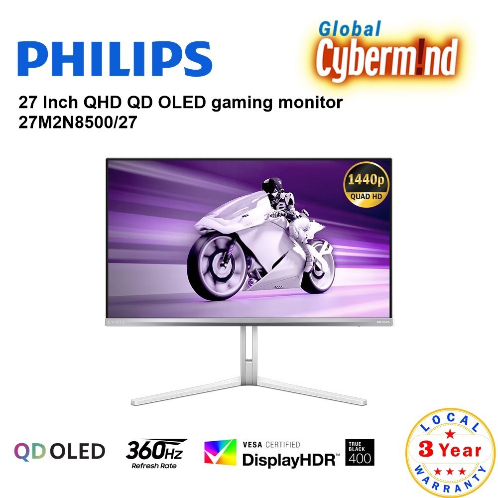 PHILIPS EVNIA 27M2N8500 4K QD-OLED GAMING MONITOR - 3 Years Local ...