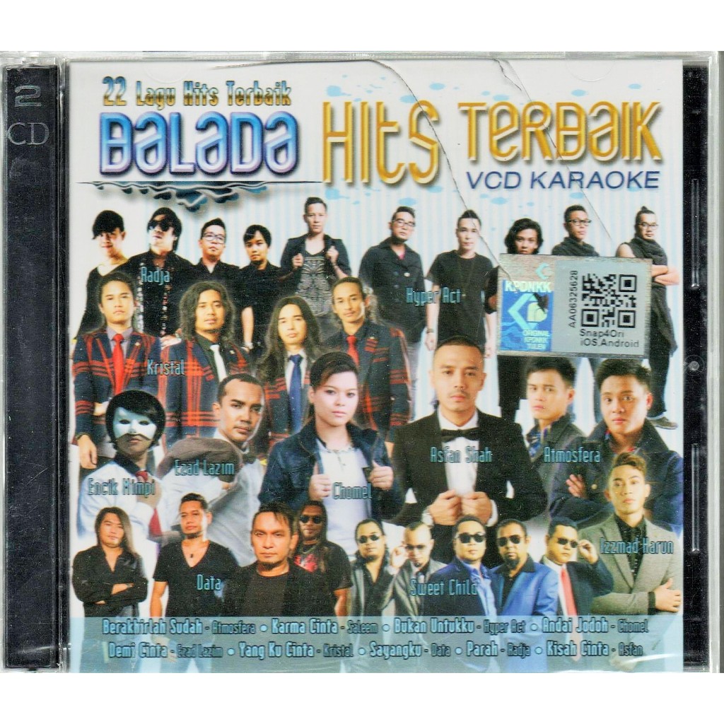 Malay Album VCD KARAOKE Balada Hits Terbaik (2 VCD - 21 Songs)(RMVCD ...