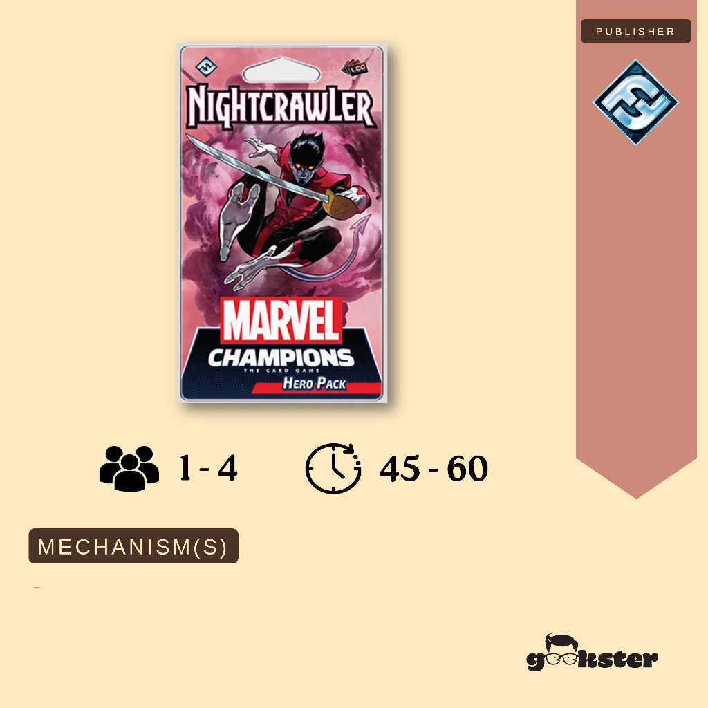 Marvel Champions: The Card Game – Nightcrawler Hero Pack | Shopee Singapore
