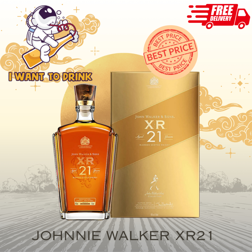 Johnnie Walker XR21 700ml - Premium Blended Whiskey – Smooth & Balanced Flavor | Shopee Singapore