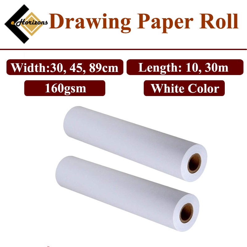 White Sketching Paper Drawing Paper Roll Art & Craft Paper Children ...