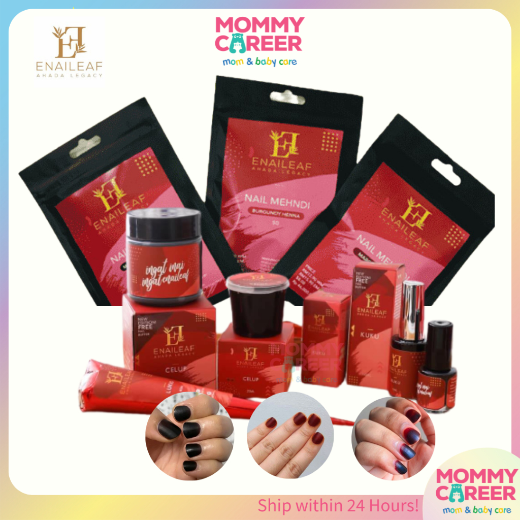 Serbuk Inai Daun Asli Enaileaf Nail Henna Powder Mehndi Inai Kuku ...