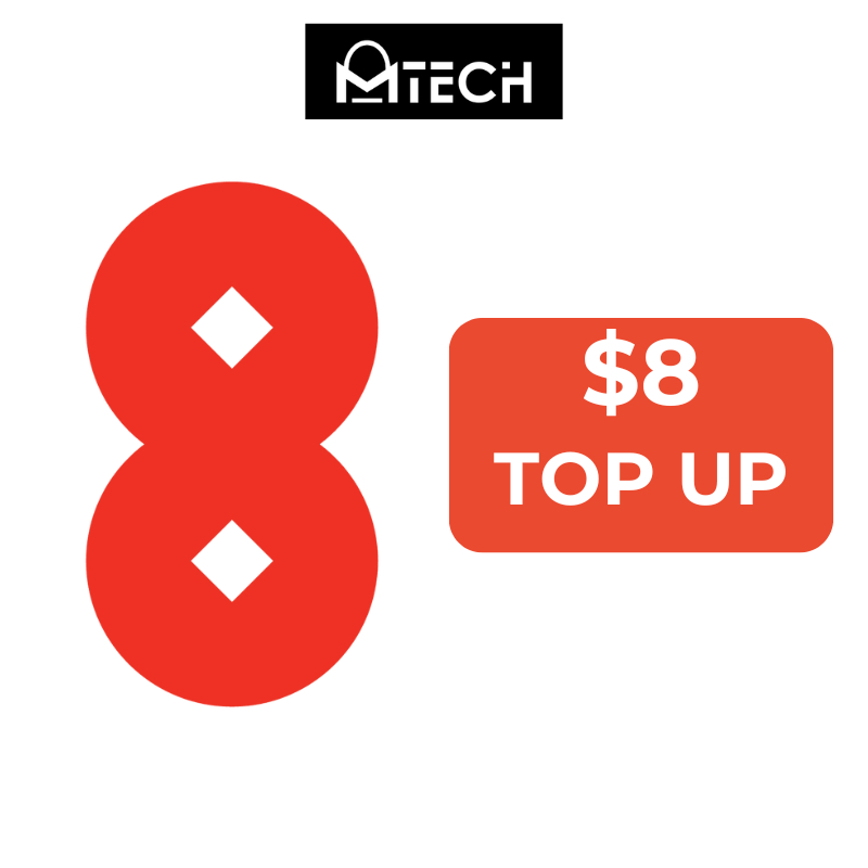 MTech Eight Telecom 76GB 12GB Malaysia Roaming Recharge Top Up Telco $8 ...