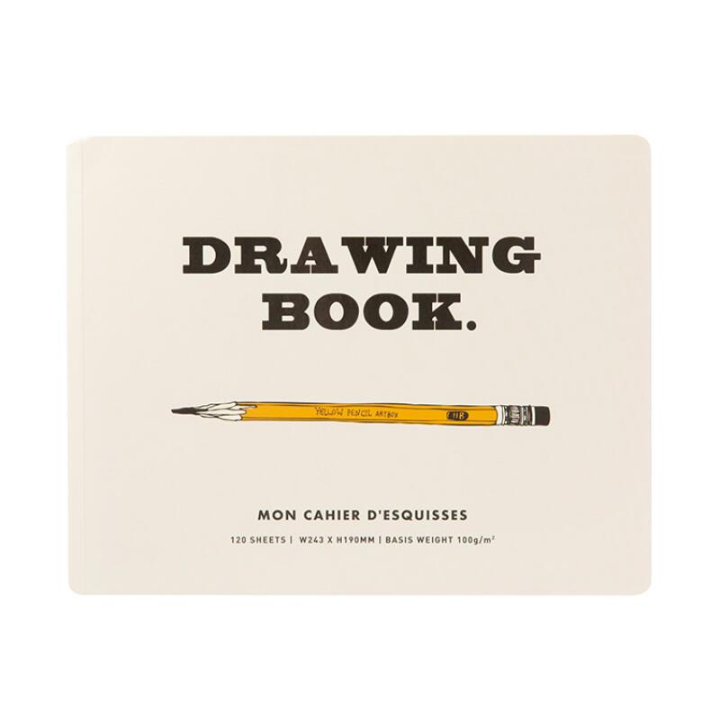 [ARTBOX OFFICIAL][Back to School] From Korea Yellow Pencil Drawing Book ...