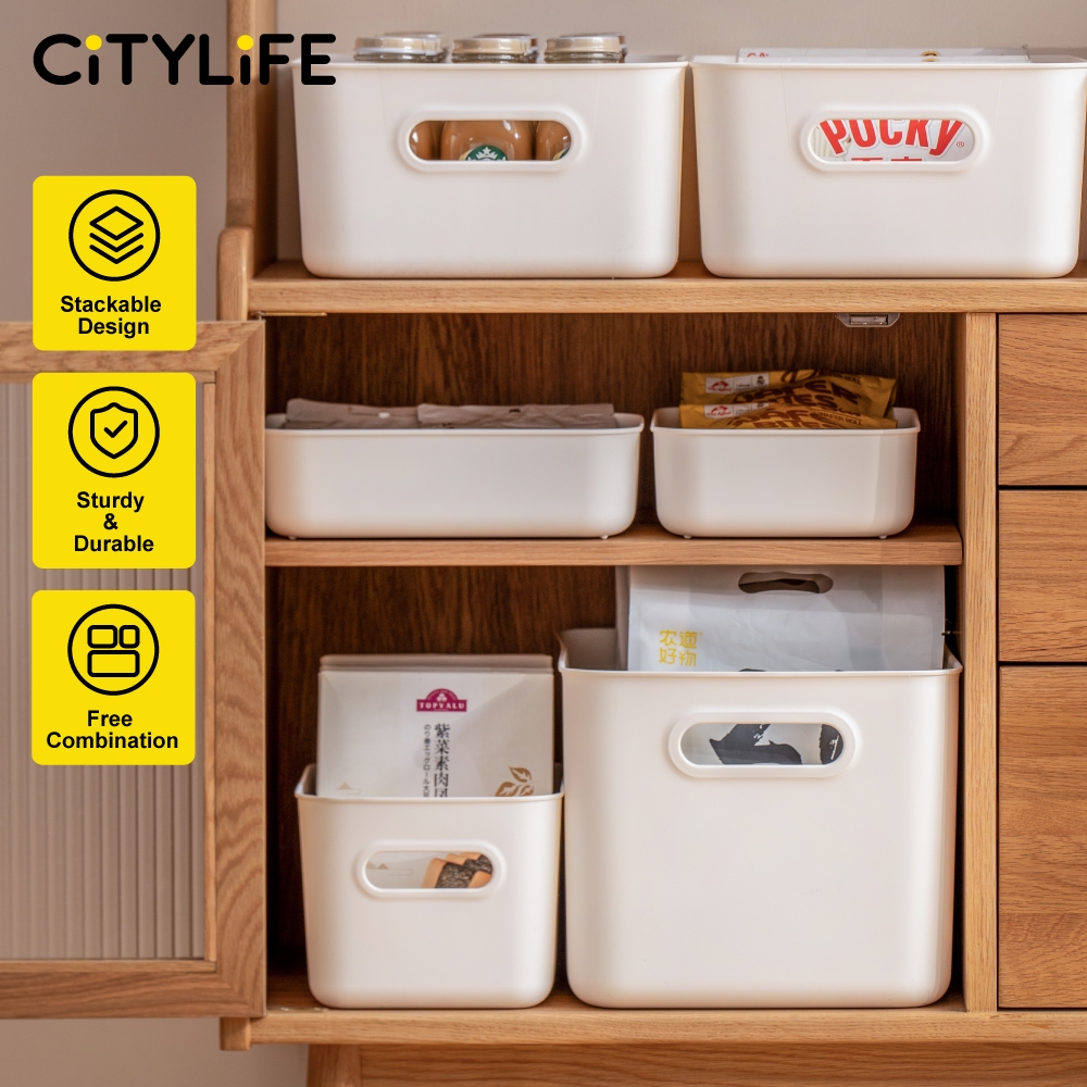 Citylife 2.7L to 20.5L Desk Wardrobe Sleek Storage Container with ...