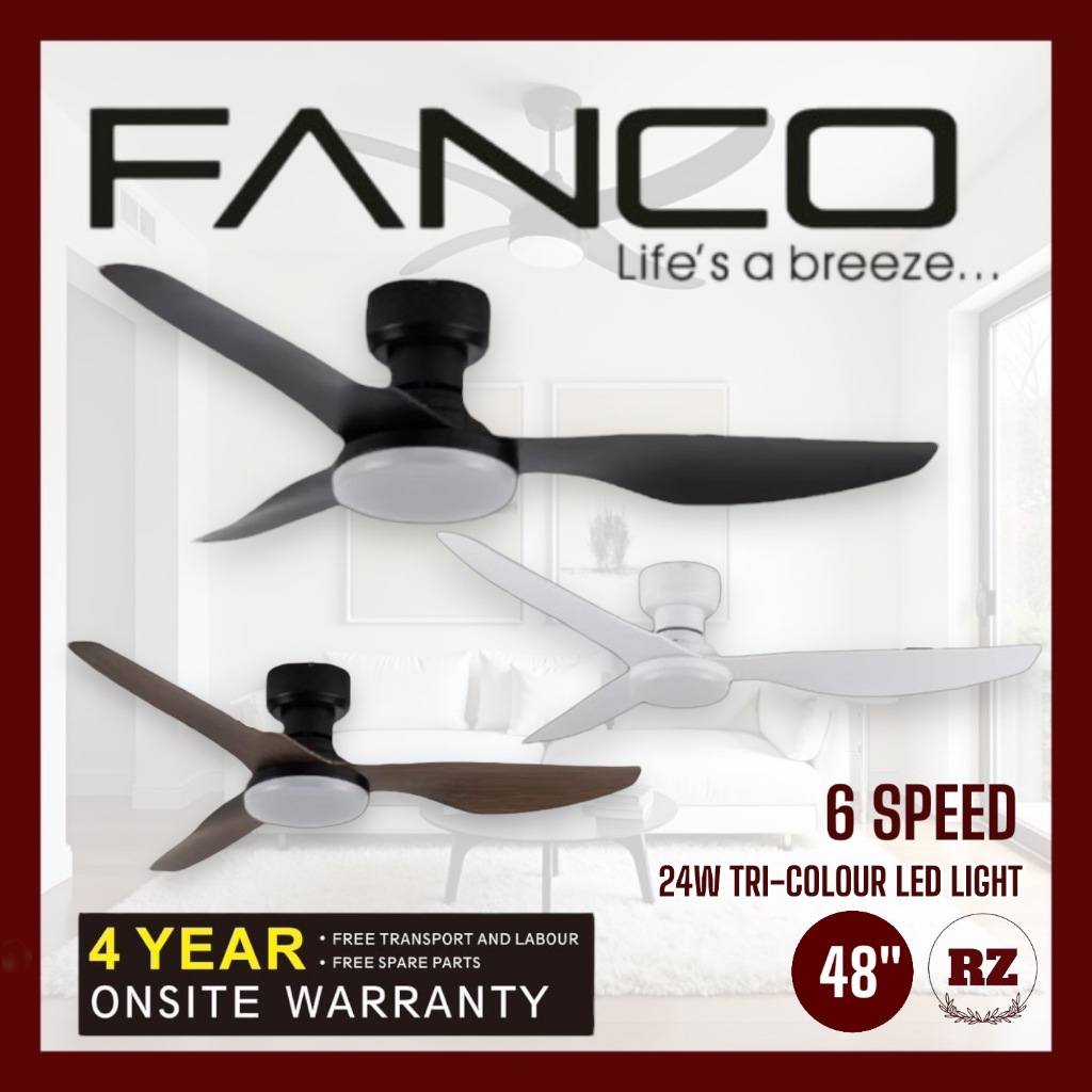 *Ready Stock* FANCO CO-FAN Hugger 48" DC Motor Ceiling Fan (FOR LOW ...