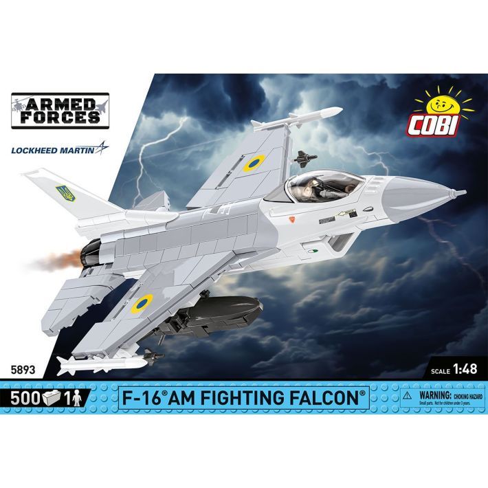 COBI 5893 US F16C FIGHTER JET PLANE WITH CRUISE MISSILE (LEGO ...