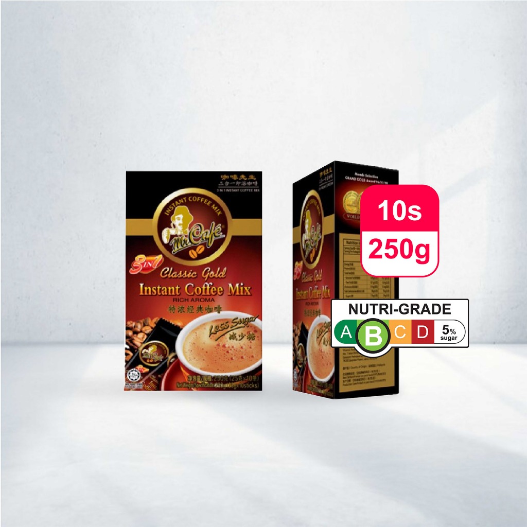 Mr Cafe Classic Gold Instant Coffee Mix (Box) 10s | Shopee Singapore