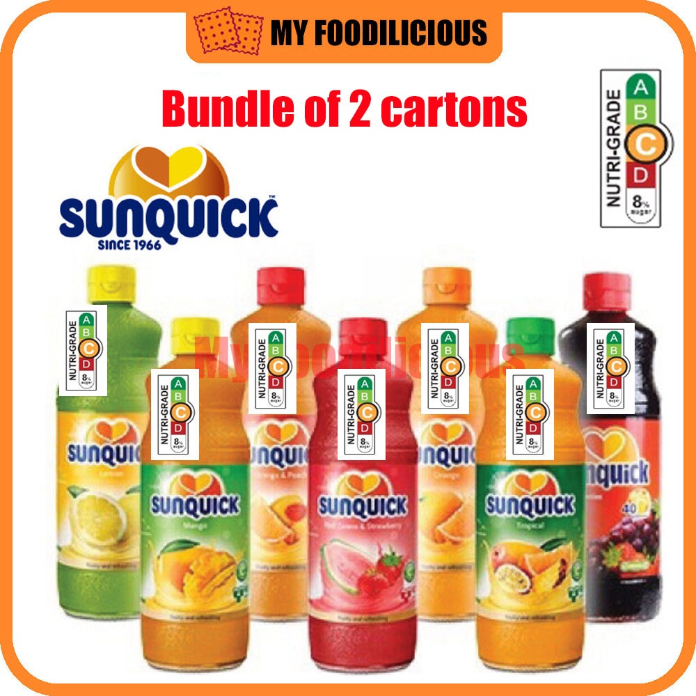 Sunquick Fruit Drink Base Jumbo 6x 700ml Exotic / Mixed Mango ...