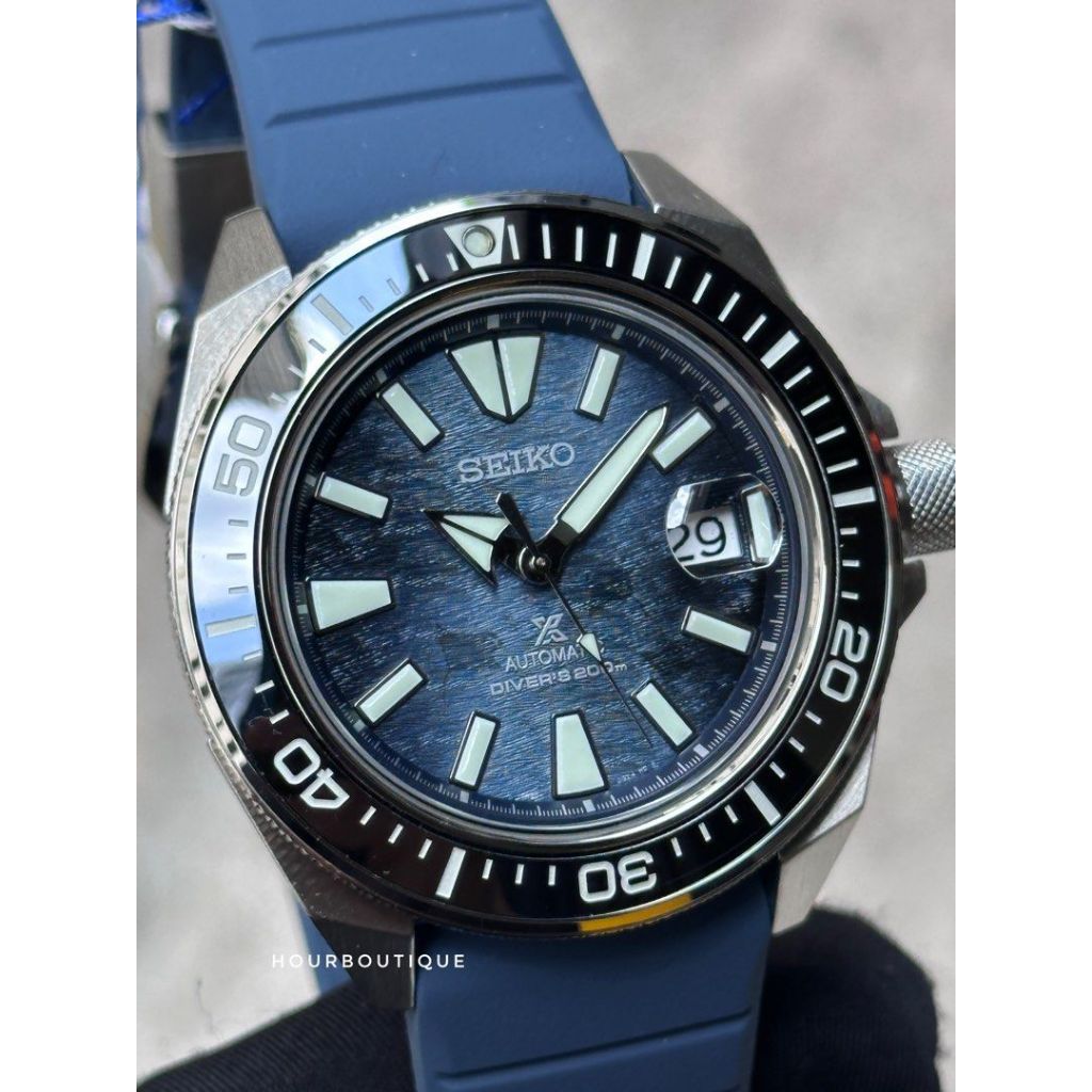 Brand New Seiko Prospex Dark Manta Ray King Samurai Automatic Mens ...