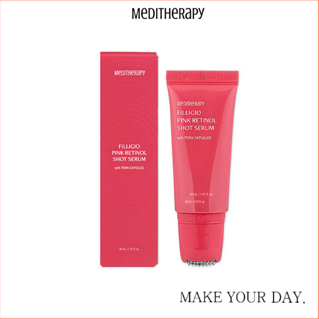 [Meditherapy] Filligio Pink Retinol Shot Serum with PDRN capsules 30ml | Shopee Singapore
