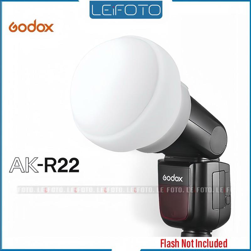Godox AK-R22 Diffusion Dome Flash Diffuser Modifier for Godox V1C V1N ...