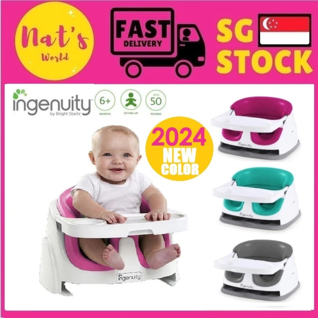 Ingenuity Baby Base 2 in 1 seat Baby booster feeding chair | Shopee ...