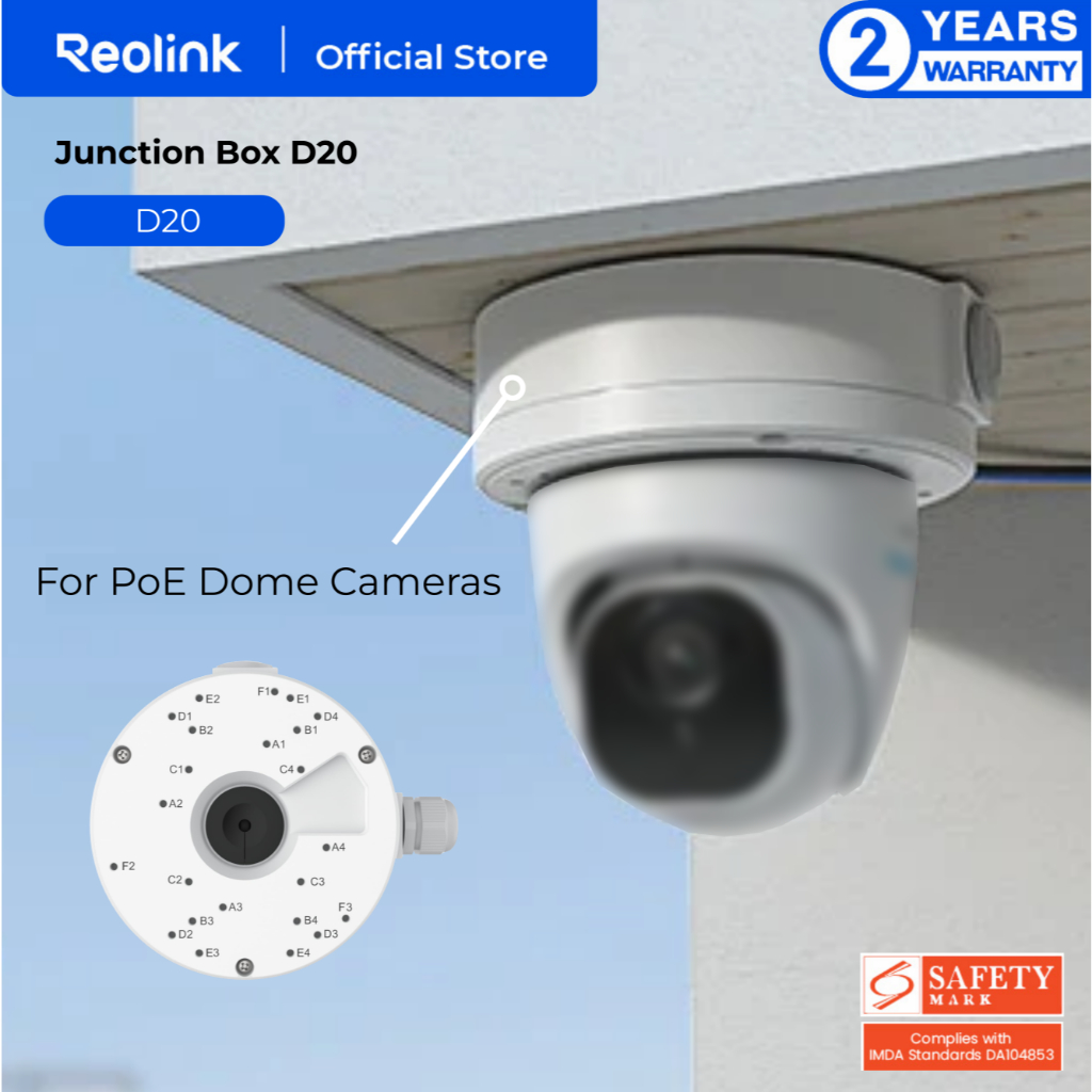 Reolink D20 : Junction Box Design for use with Reolink Dome Cameras ...