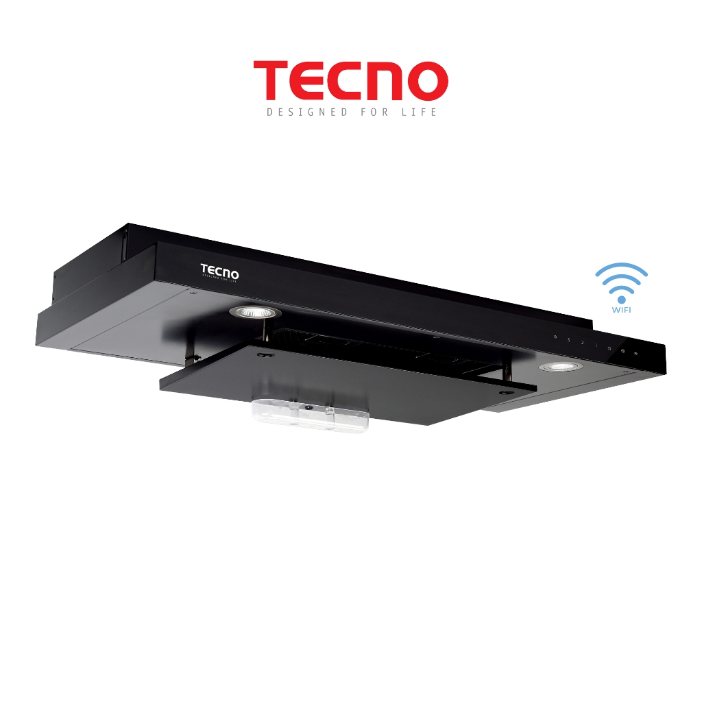 Tecno TCH-959-WFSCGC Smart High Suction Slim Hood With Auto Clean and ...