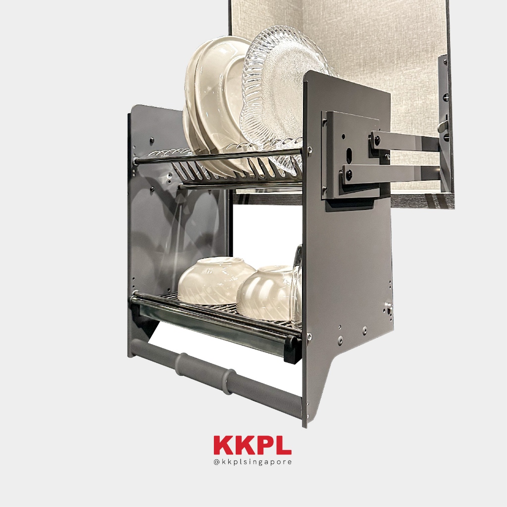 Chestnut One-North Pull Down Dish Rack | Shopee Singapore