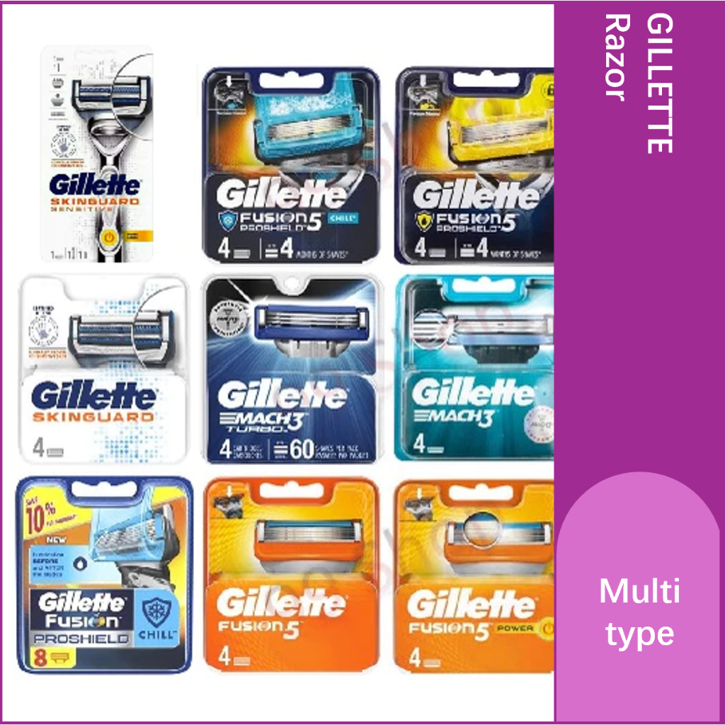 Gillette Fusion Razor Shaver Refill Cartridges / Fusion5 ProShield ...