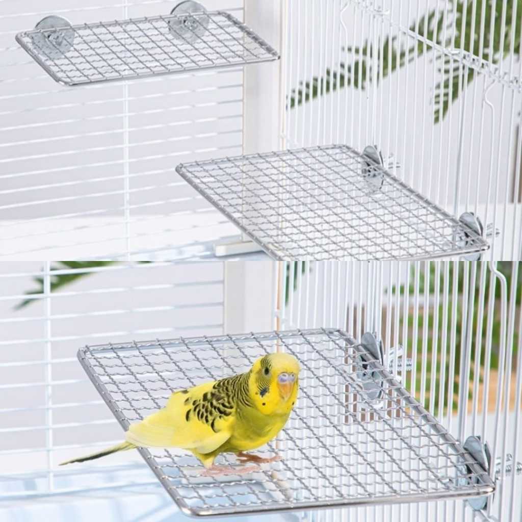 Parrot Bird Toy Platform Stainless Steel Grid | Jumping Platform | Play ...