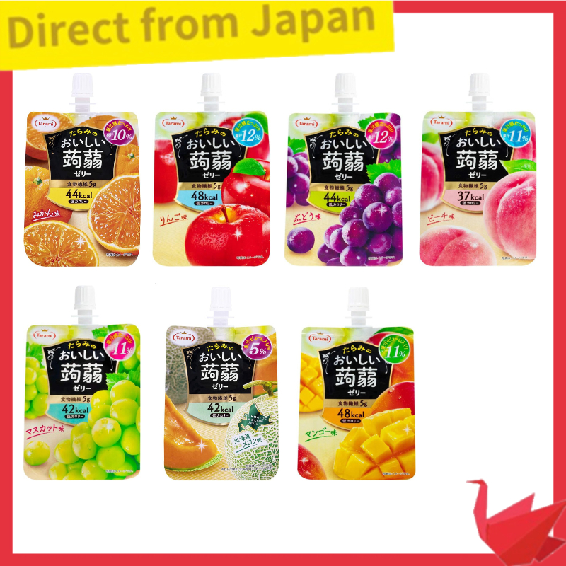 Tarami Delicious konnyaku Jelly Grape/Peach/Apple/Muscat/Mango/Orange ...