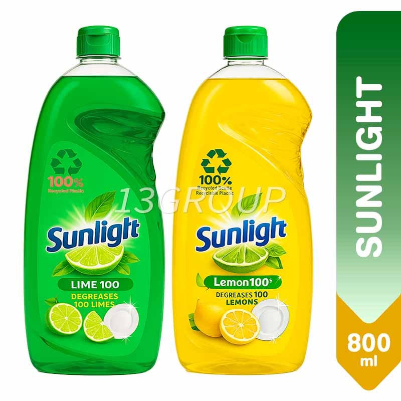 Sunlight Dishwashing Liquid Lemon Lime, 800ml | Shopee Singapore