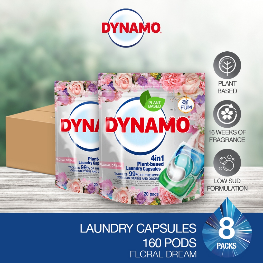 [NEW LAUNCH] DYNAMO x ar FÜM 4in1 Plant-Based Laundry Capsules Refill ...