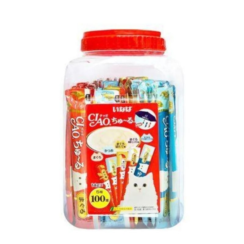 [Promo] Ciao Churu Cat Treat Festive Tub 100s | Shopee Singapore