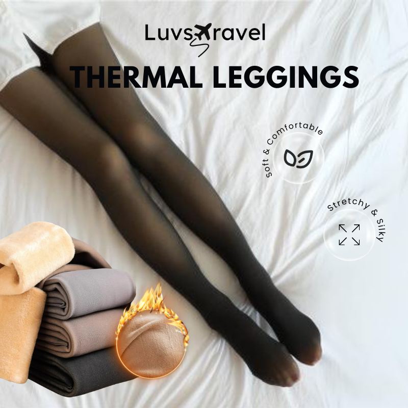 Translucent Thermal Leggings Fleece Lined Velvet Winter Warm Wear Women ...