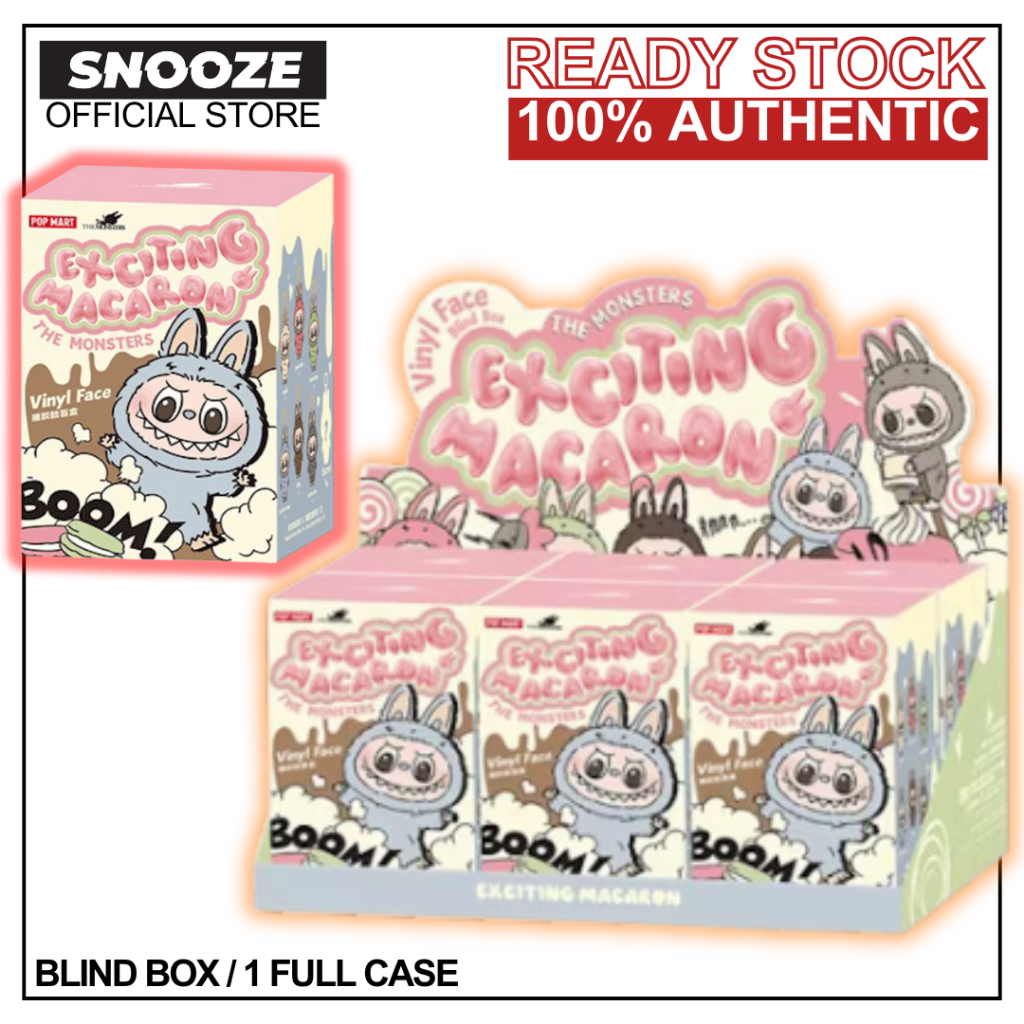 [SNOOZE STORE SG] POP MART THE MONSTERS LABUBU EXCITING MACARON VINYL ...