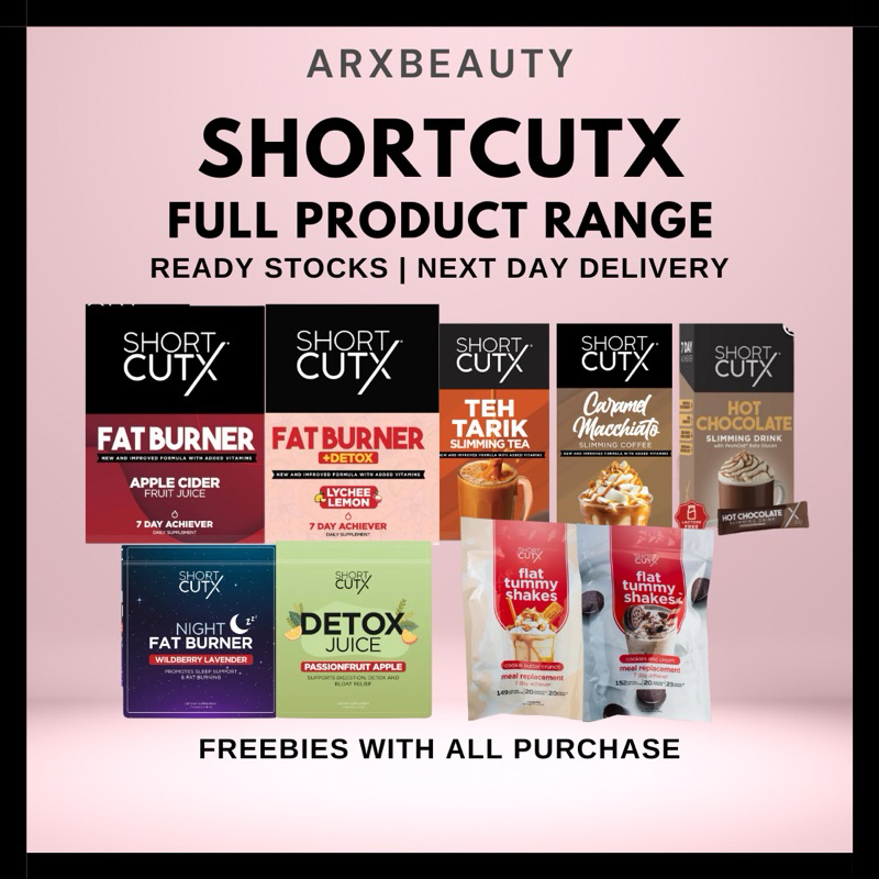 ShortcutX ACV Lychee Fat Burner | Caramel Teh Tarik Hot Chocolate ...