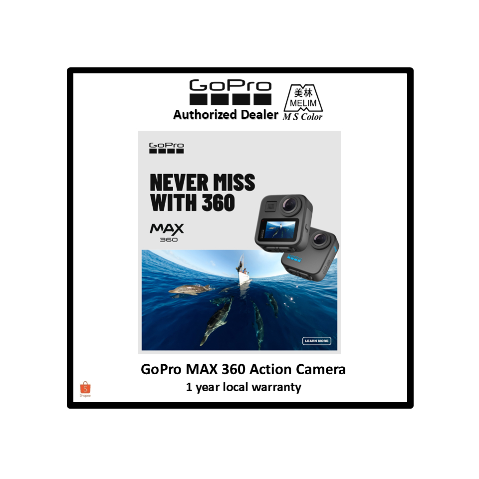 [NEW LAUNCH | READY STOCK] GoPro MAX 360 Action Camera | Shopee Singapore