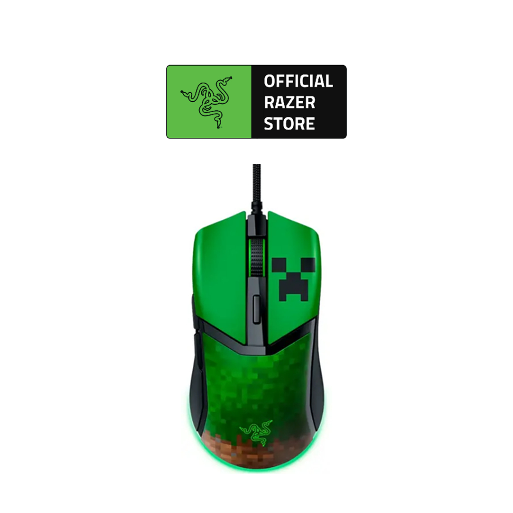 Razer Cobra Minecraft Edition Wired Gaming Mouse | Shopee Singapore