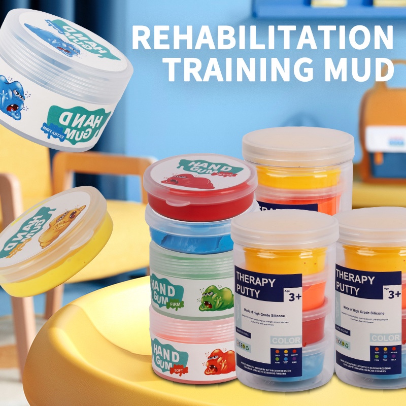 🌟 SG LOCAL STOCK 🌟 Therapy Putty Kids Hand Exercise Adult Stress Relief ...