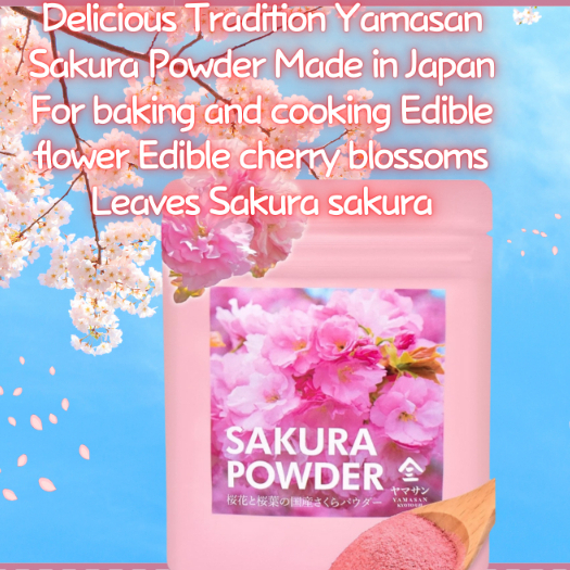 Delicious Tradition Yamasan Sakura Powder Made in Japan For baking and ...
